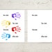 Kids Handprint Art Printable Bundle - Etsy