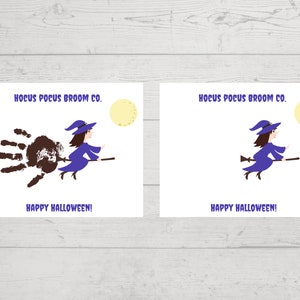 Halloween Handprint Art Printable Bundle - Etsy