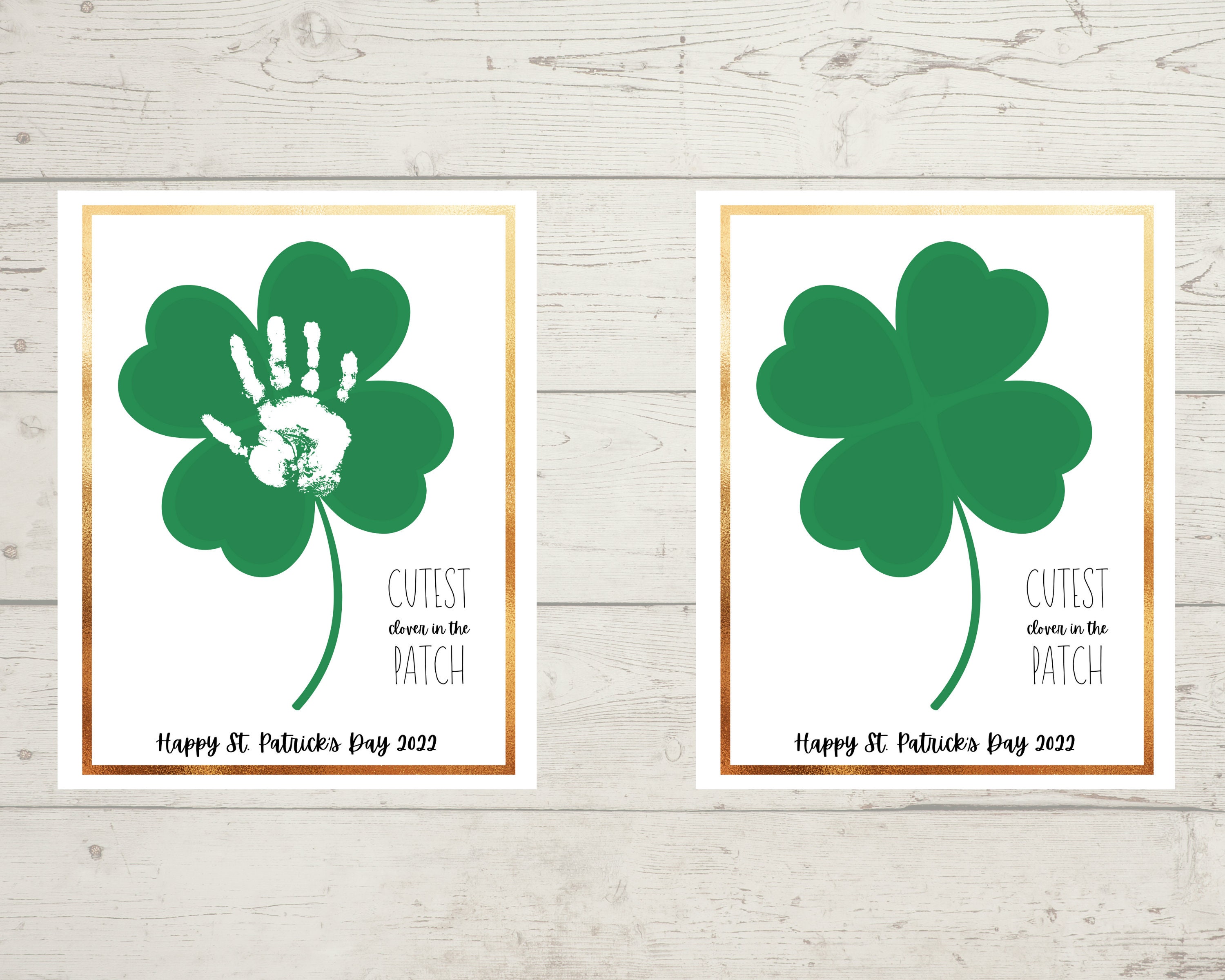 St. Patrick’s Day Handprint Art-cutest Clover in the Patch - Etsy