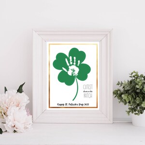 St. Patrick’s Day Handprint Art-cutest Clover in the Patch - Etsy