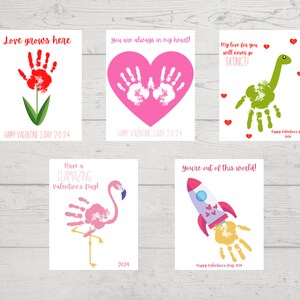 Valentines Day Handprint Art Bundle-valentines Day Craft for Kids - Etsy