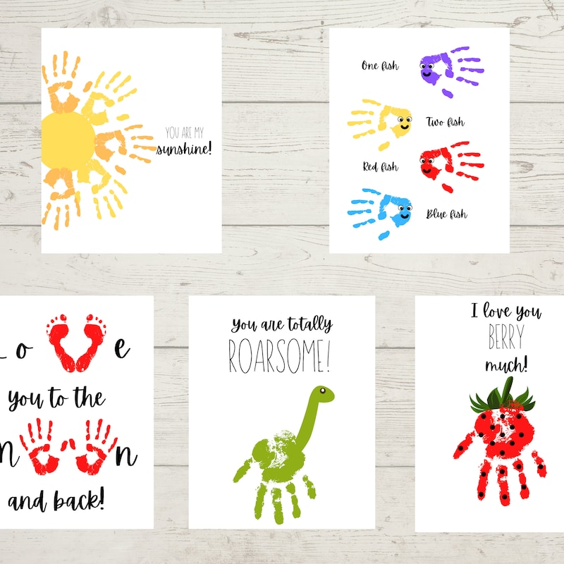 Handprint Canvas Art - Etsy