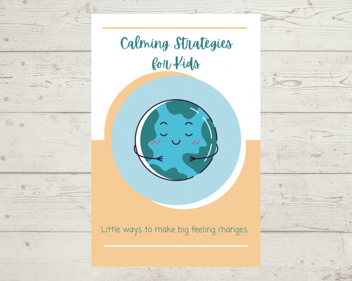 Calming Strategies for Kids Booklet - Etsy