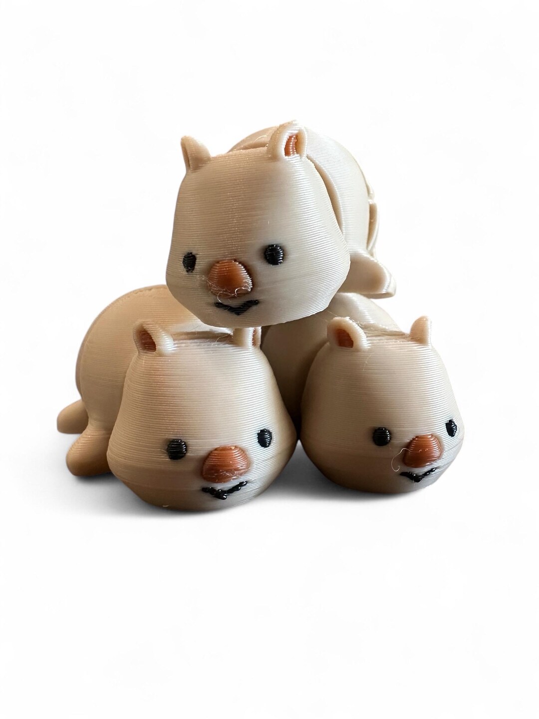 One Mini 3D Printed Articulated Wombat Pocket Pet (2 Inches) - Etsy