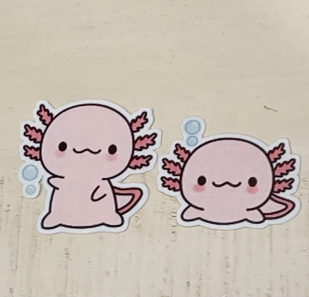 Paper, Party & Kids Craft Supplies & Tools Stickers Axolotl Sticker Set ...
