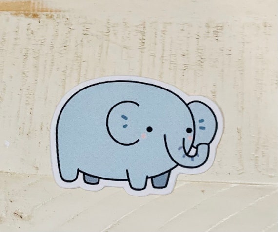 waterproof stickers cute elephant sticker aesthetic sticker durable ...