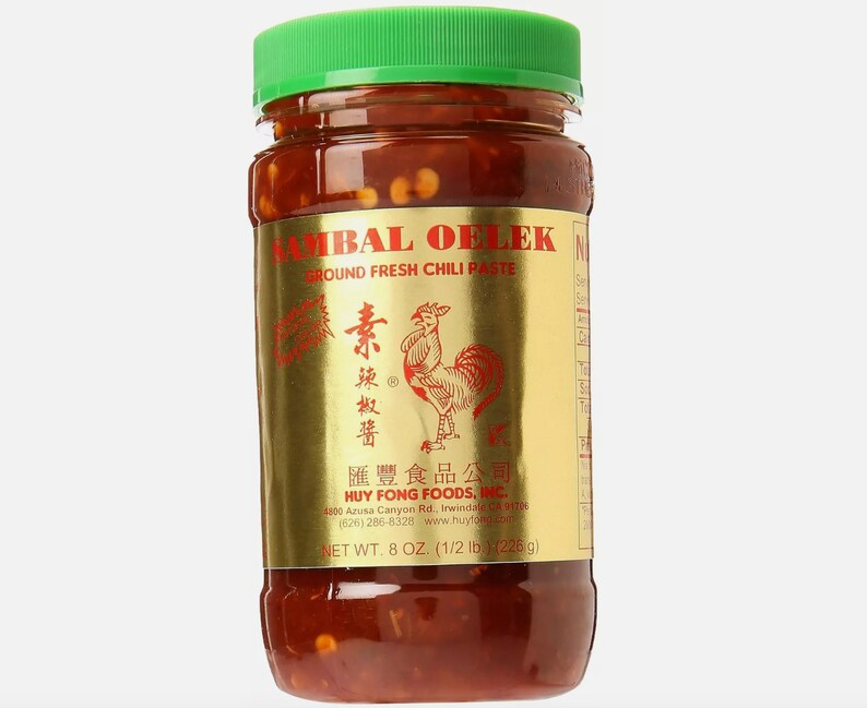Sambal Oelek GOURMET Ground Chili Paste INDONESIAN Hot Sauce Picante ...