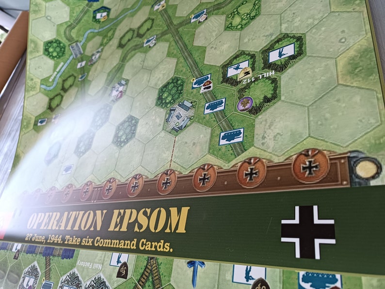 Expansion Memoir 44 Expansion Battlemap OPERATION EPSOM Memoir '44 Breakthrough Preprinted ...