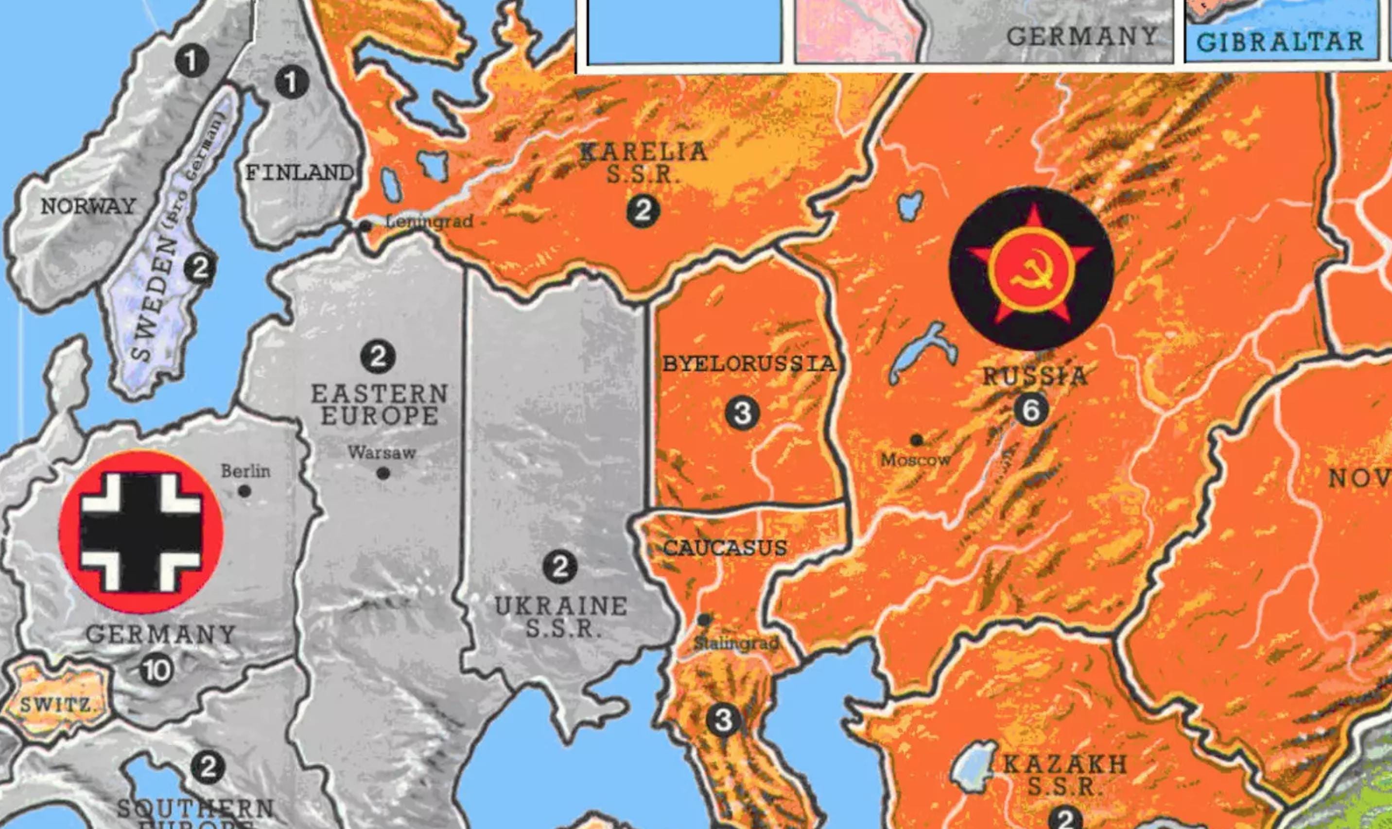 Vintage Supersized Milton Bradley Axis & Allies NOVA GAME DESIGN Deluxe ...
