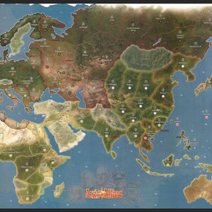 Mat Axis & Allies 2024 Axis and Allies 40th Anniversary Deluxe Edition ...