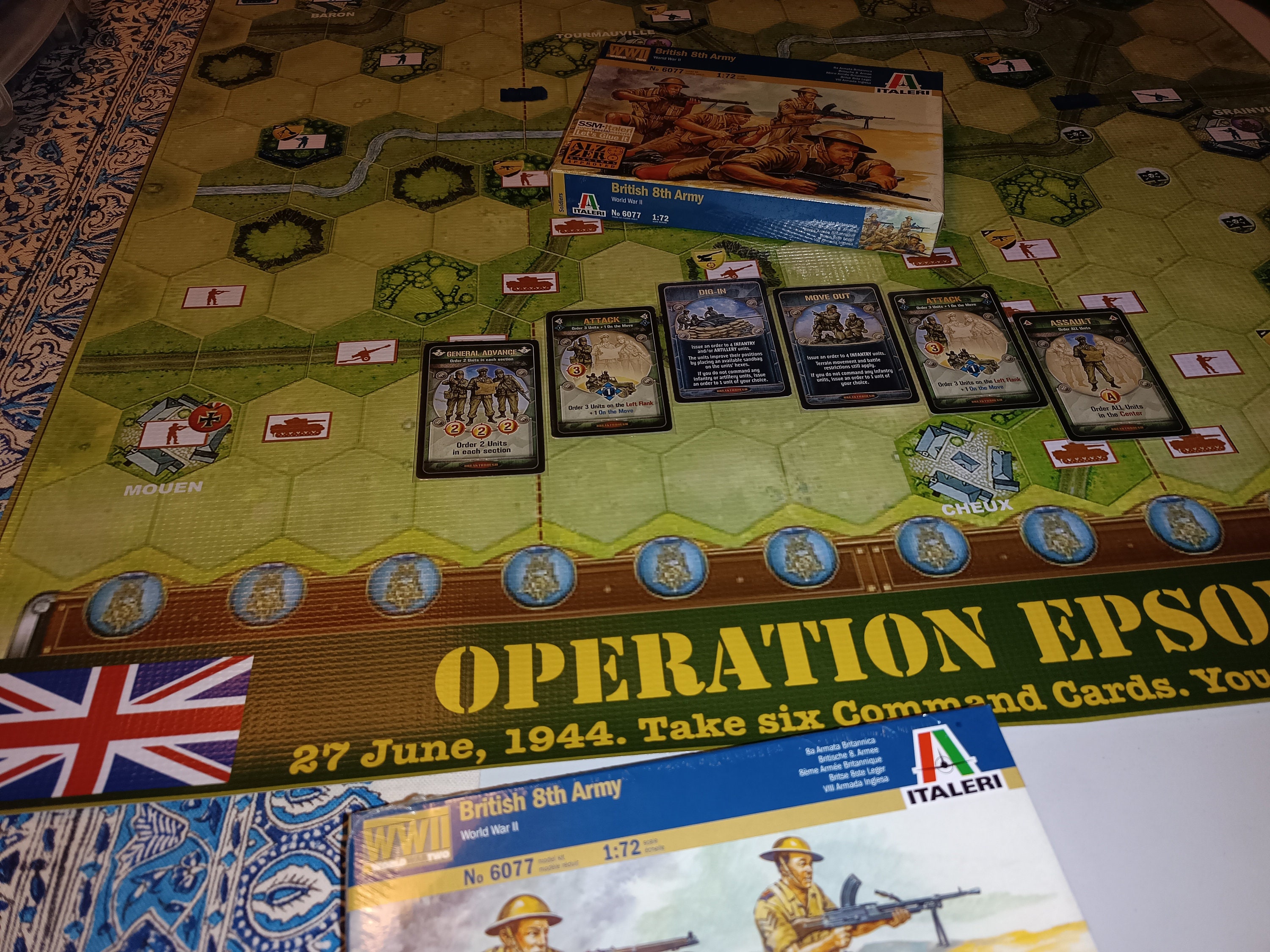 Expansion Memoir 44 Expansion Battlemap OPERATION EPSOM Memoir '44 Breakthrough Preprinted ...