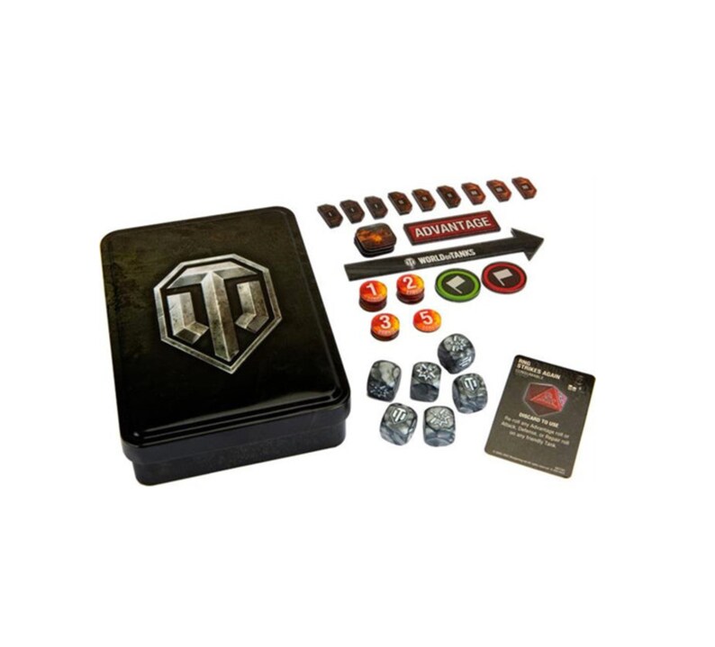 Tin Expansion World of Tanks Expansion TIN DICE & TOKENS Set - Etsy