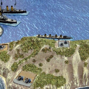 NAVAL BATTLE Mat Ocean Deep Water Sea Wargaming Mat for Historical ...