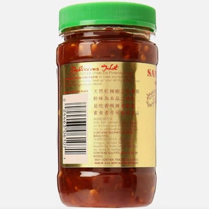 Sambal Oelek GOURMET Ground Chili Paste INDONESIAN Hot Sauce Picante ...