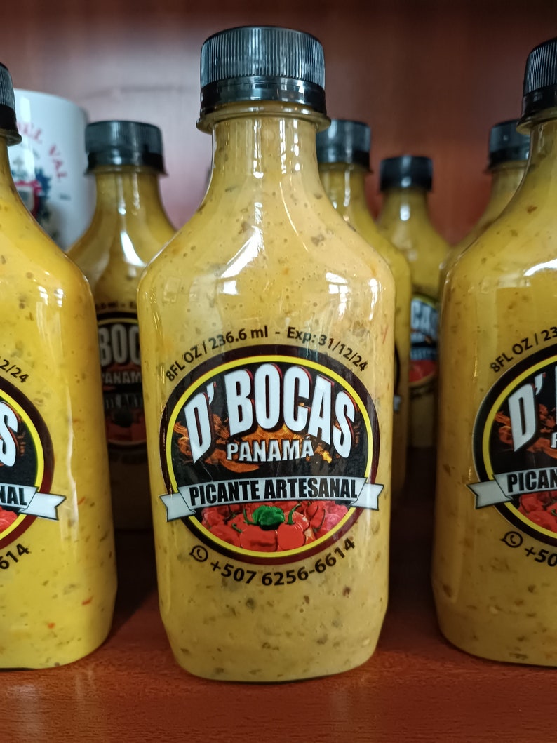 D Bocas Gourmet Hot Sauce Panama Hot Sauce Picante Panama Picante