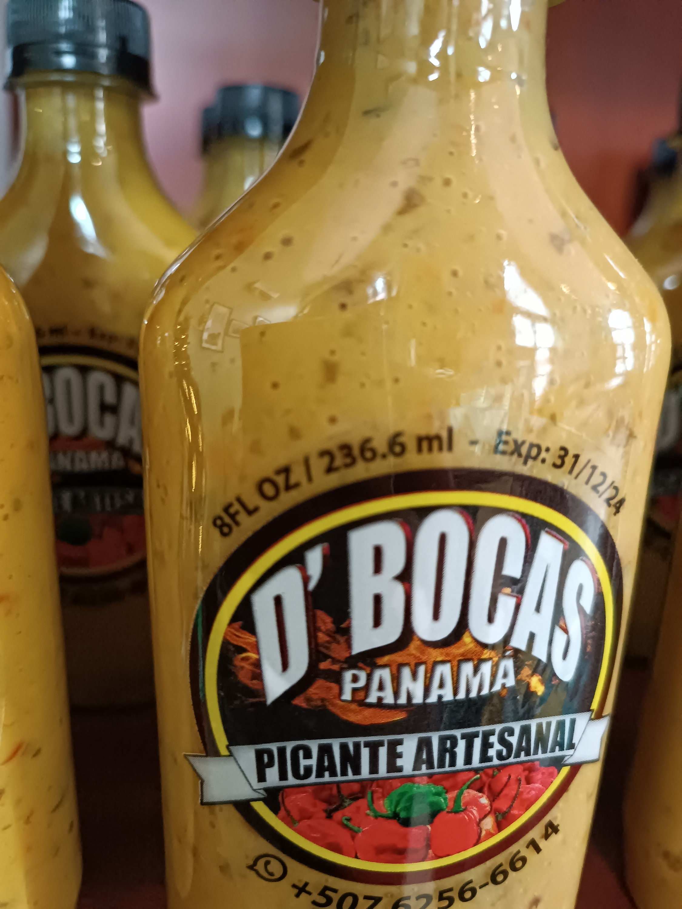 D' BOCAS Gourmet Hot Sauce PANAMA Hot Sauce Picante Panama Picante ...