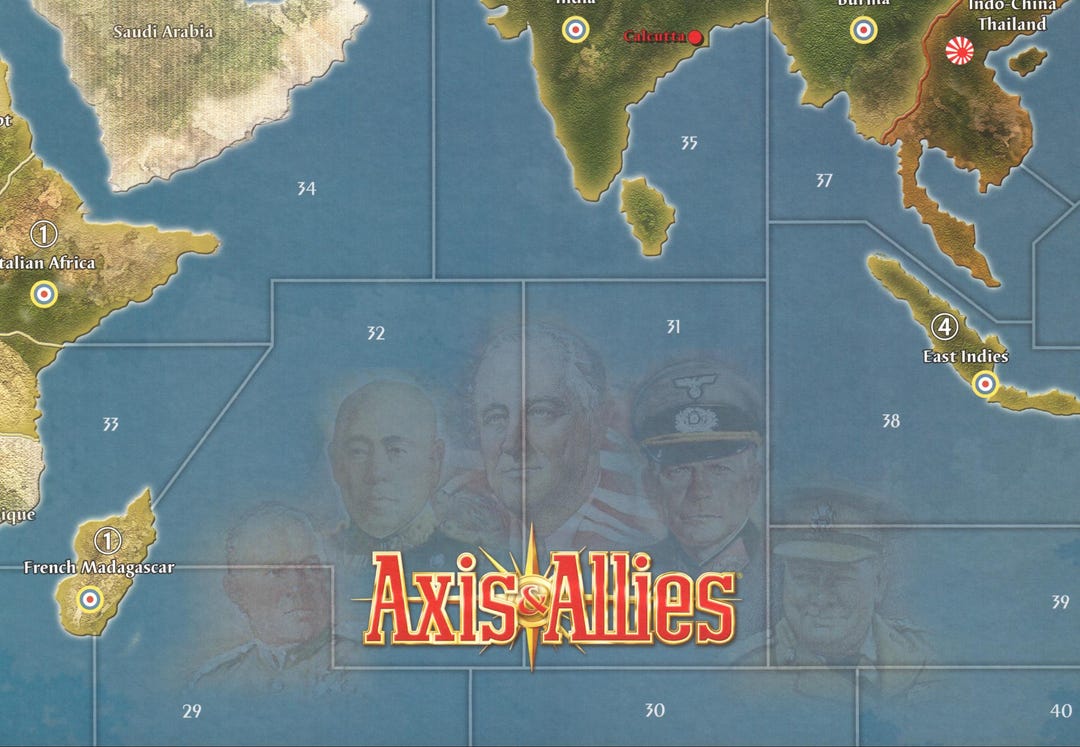 Mat Axis & Allies 2024 Anniversary GIANT Full Global Map 100% ...