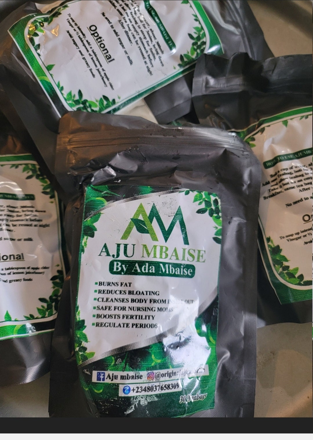 Aju Mbaise Tea Bags - Etsy