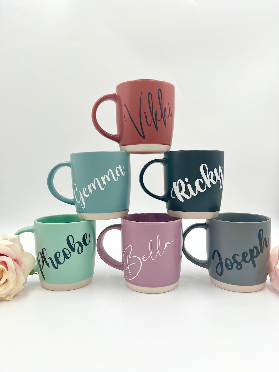 Personalised Name Mug: Custom Ceramic Mug - Etsy UK