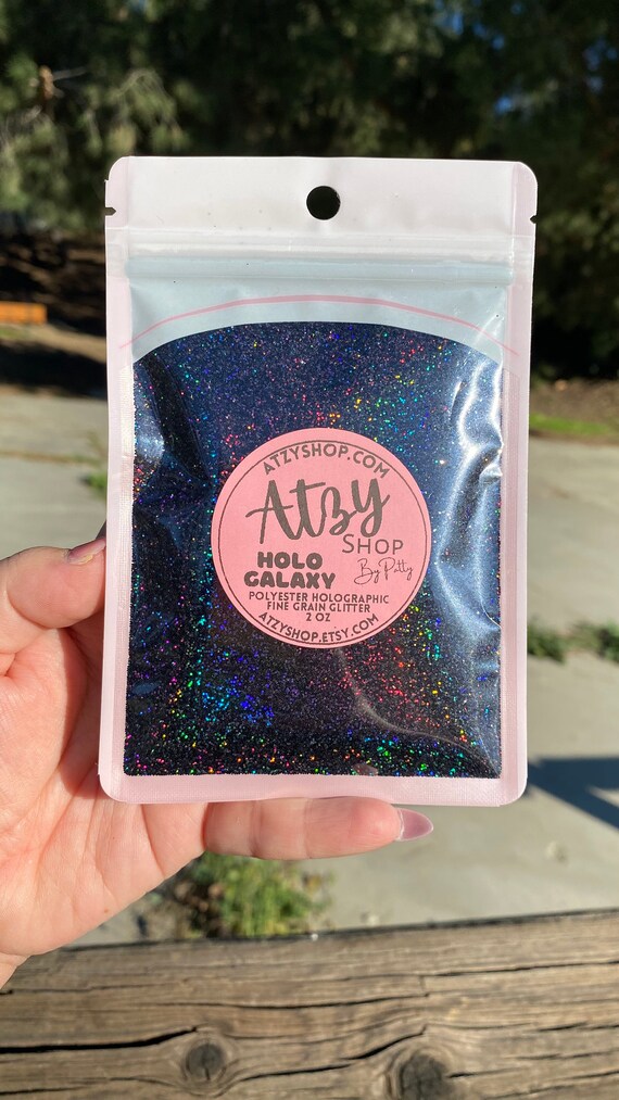 Holo Galaxy Holographic Fine Glitter. Holographic Polyester | Etsy