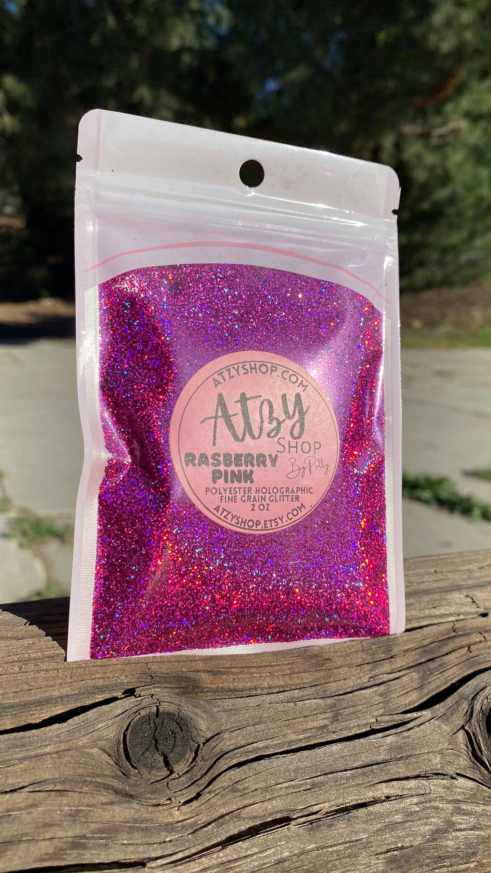 RASPBERRY PINK Holographic Fine Glitter. Holographic Polyester - Etsy