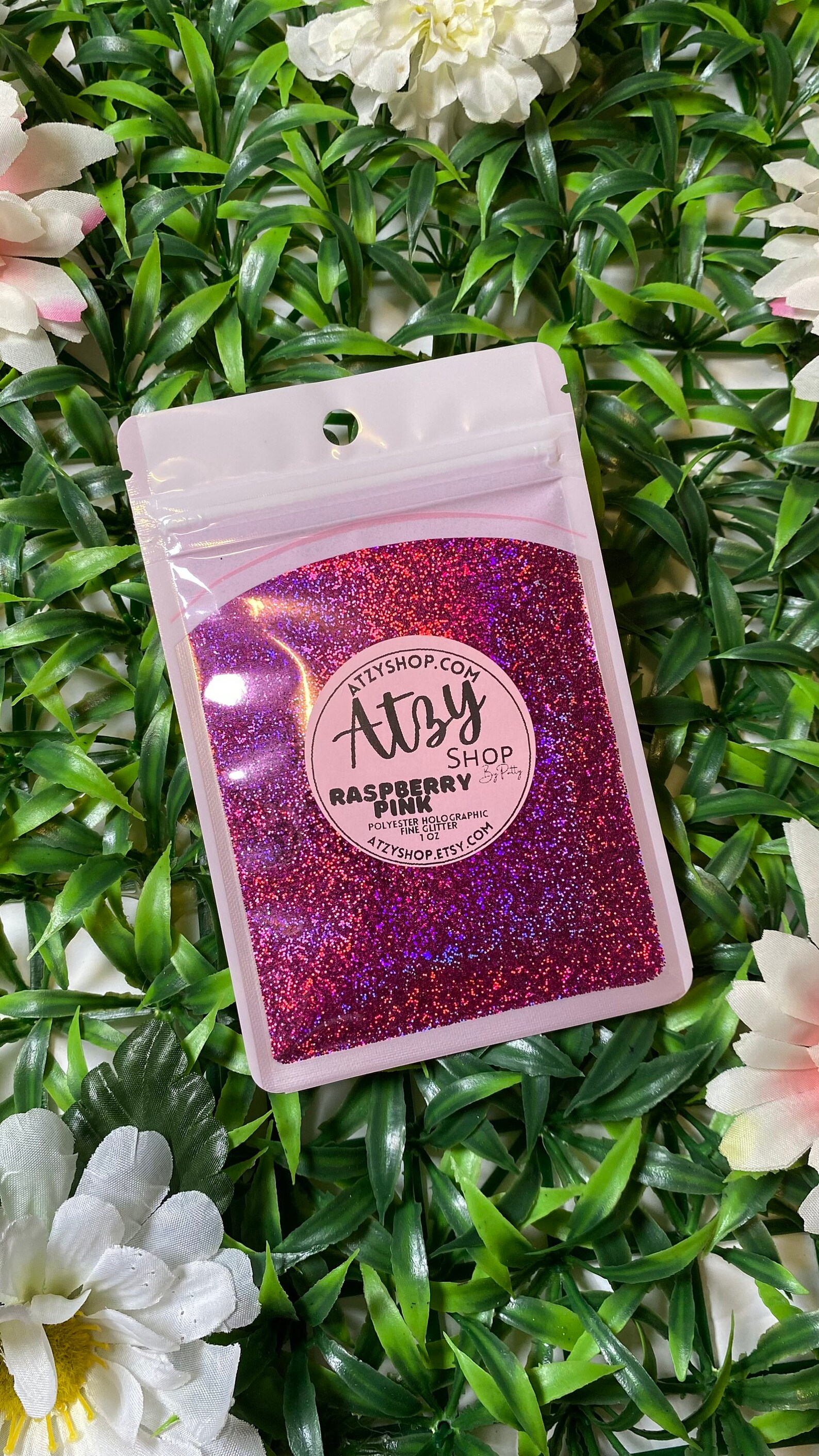 RASPBERRY PINK Holographic Fine Glitter. Holographic Polyester - Etsy