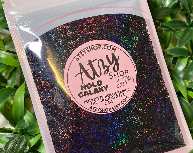 Holo Galaxy Holographic Fine Glitter. Holographic Polyester Glitter ...