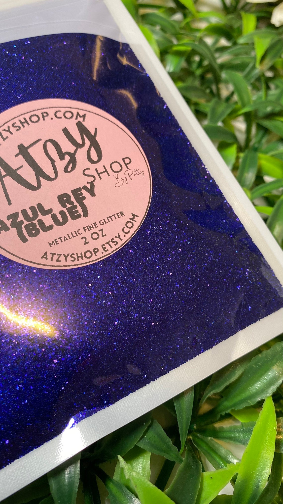 AZUL REY Blue Metallic Fine Glitter. Metallic Polyester - Etsy