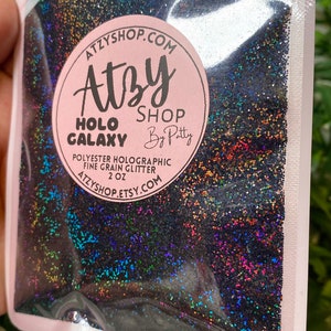 Holo Galaxy Holographic Fine Glitter. Holographic Polyester Glitter ...