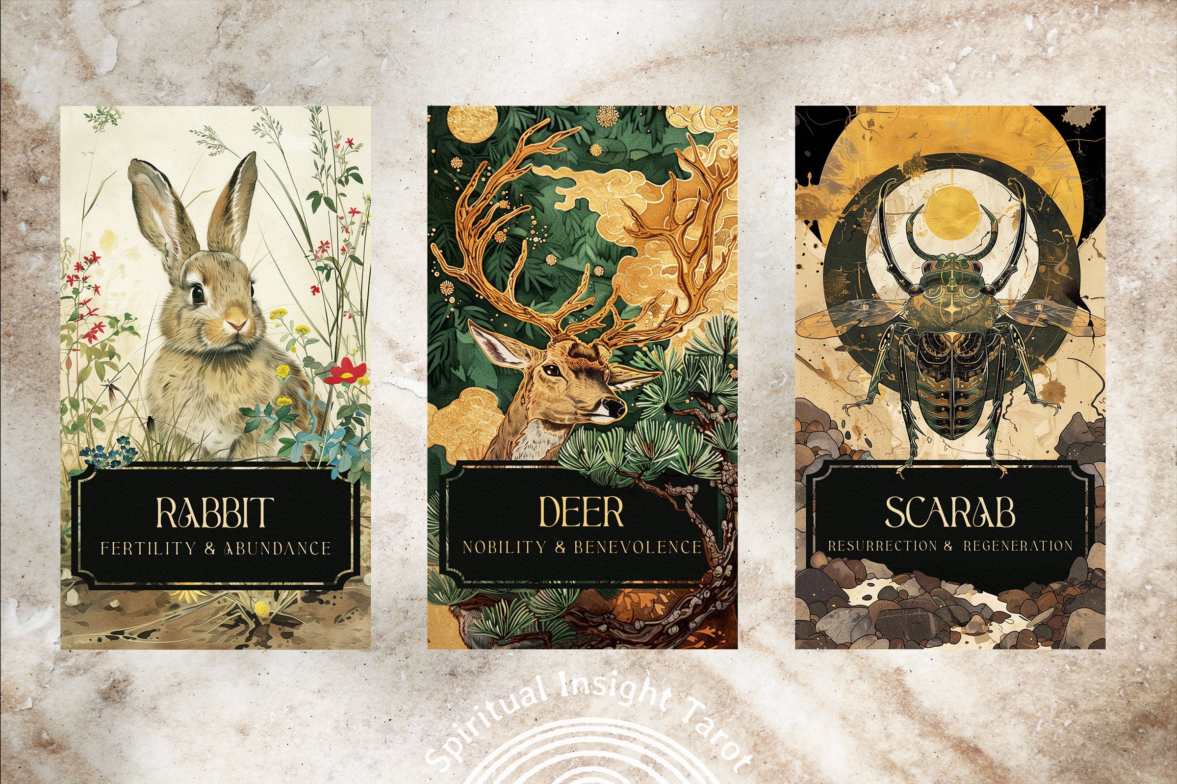 Instant Digital Download: Printable 'whispers of Nature' Animal Wisdom ...