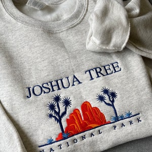 Embroidered Joshua Tree National Park Crewneck | California State ...