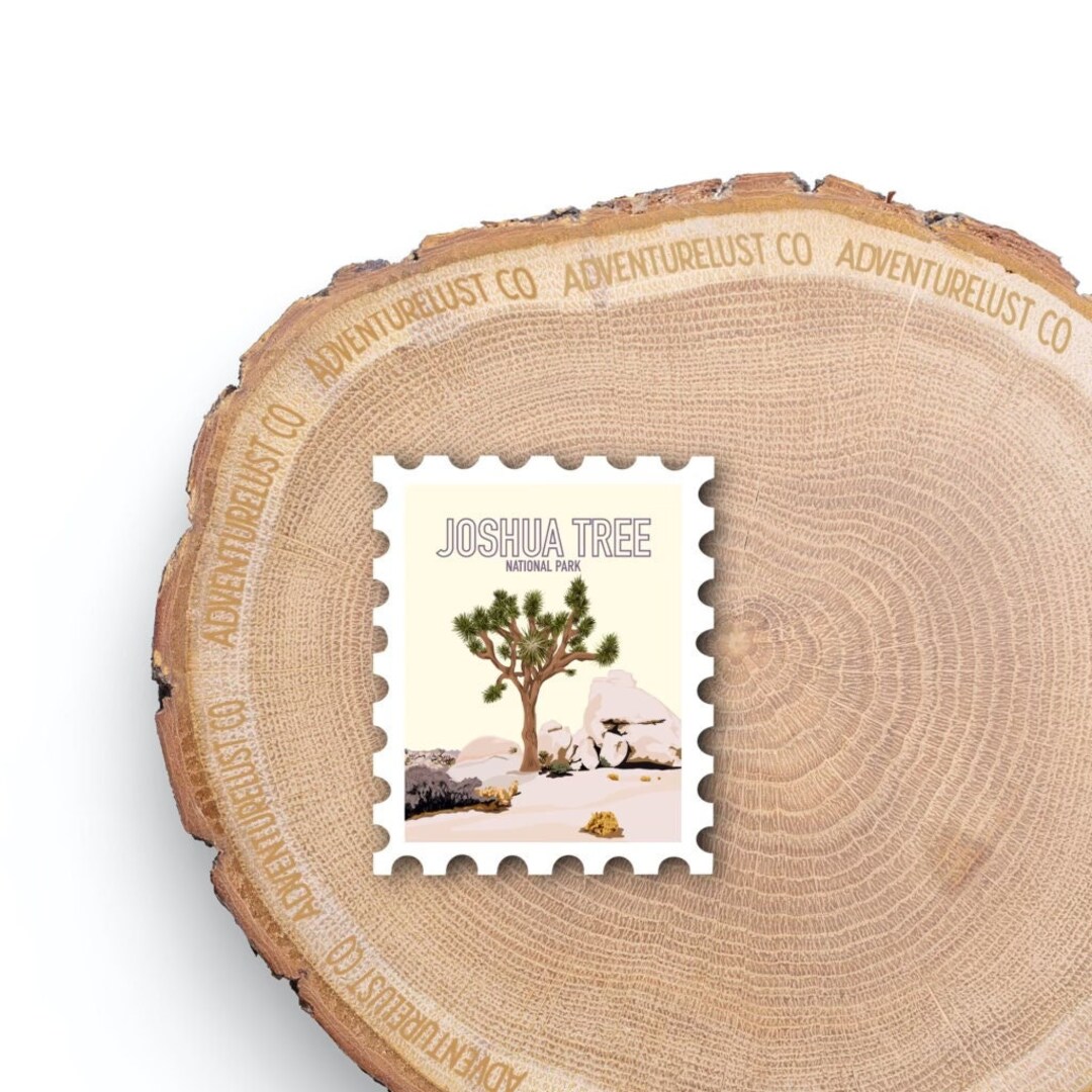 Joshua Tree National Park Stamp Sticker | Adventure Explore Hiking ...