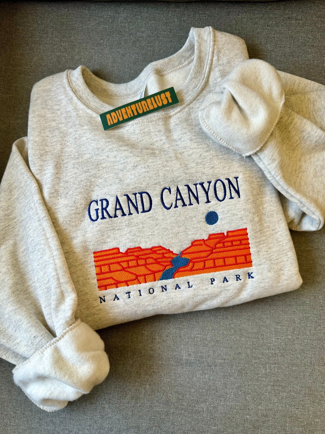 Embroidered Grand Canyon National Park Crewneck | Arizona State ...
