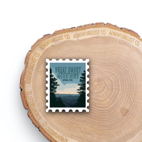 Great Smoky Mountains Stamp - Etsy
