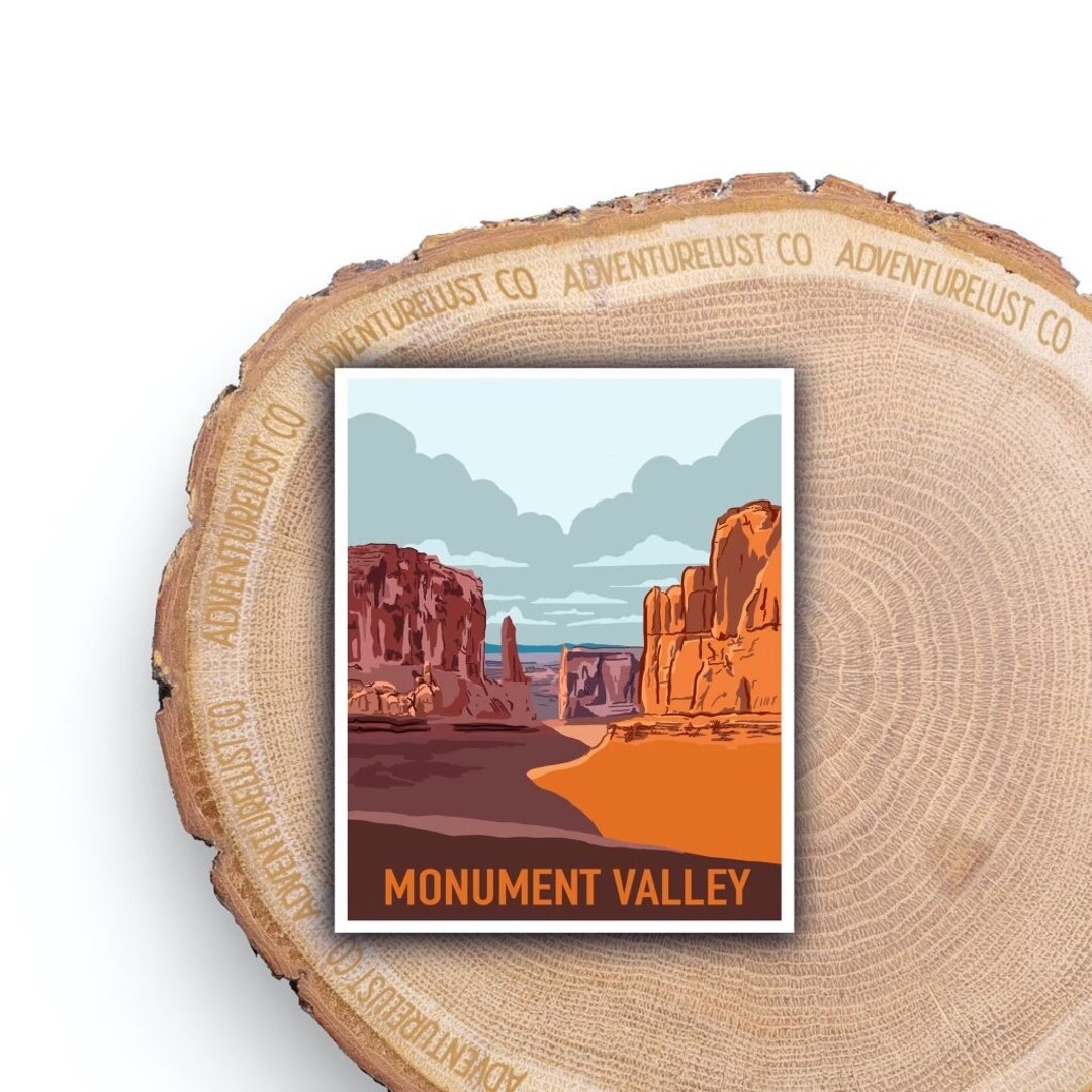 Monument Valley National Monument Sticker | National Park Sticker ...
