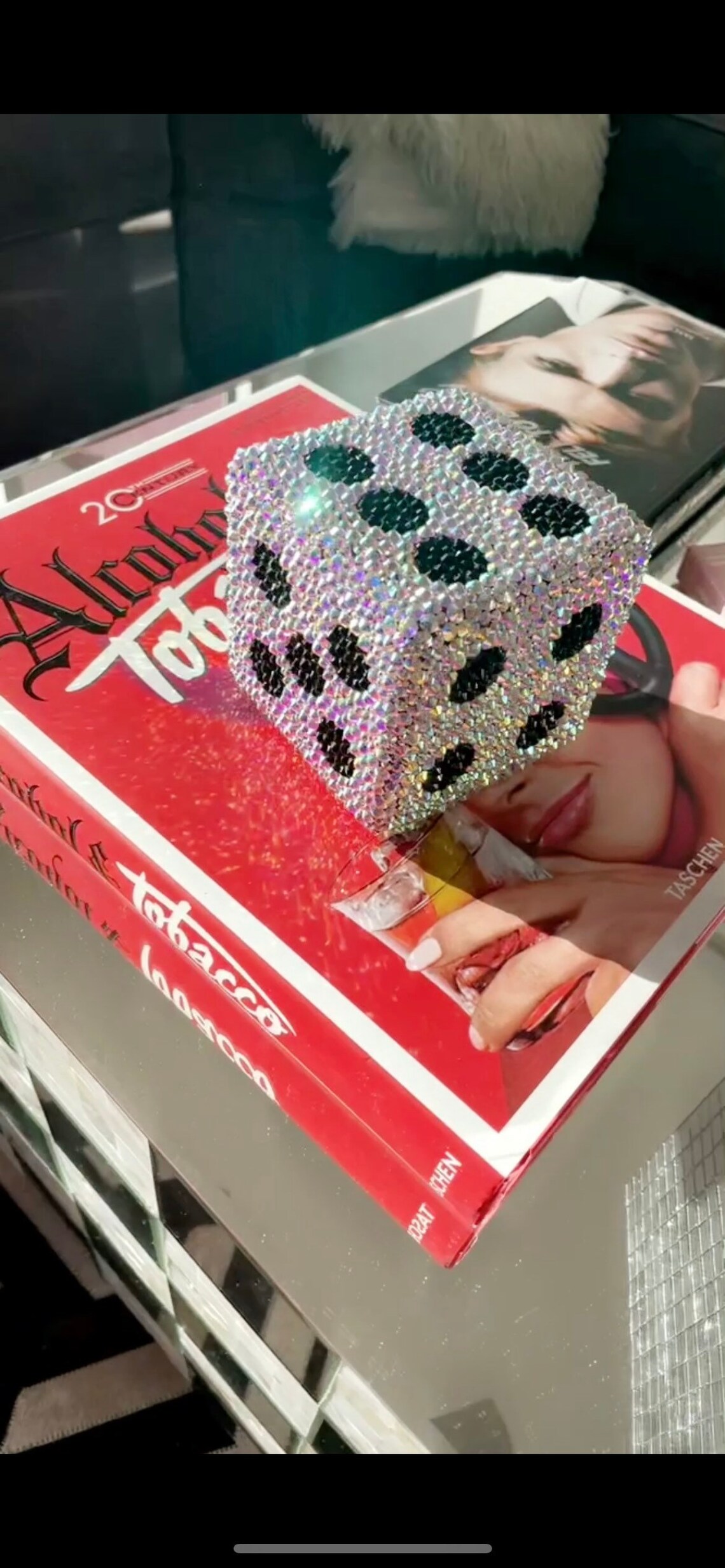 Jumbo Rhinestoned Dice - Etsy