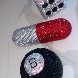Rhinestoned Magic 8 Ball - Etsy