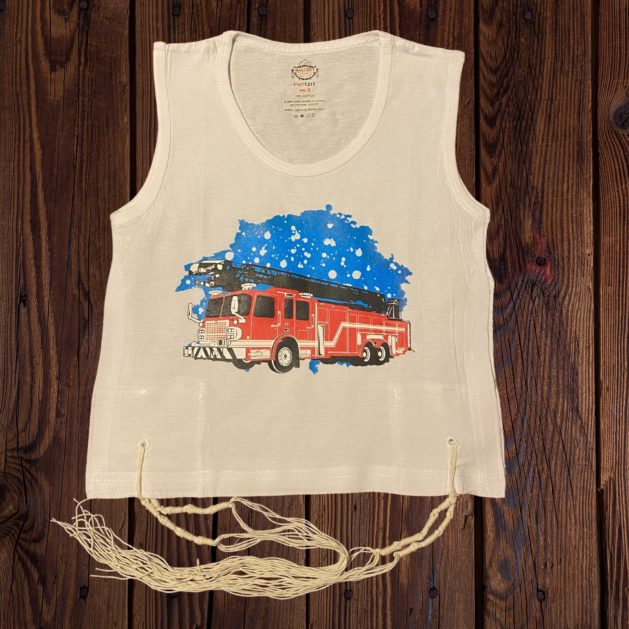Tzitzit/tzitzis Fire Engine - Etsy