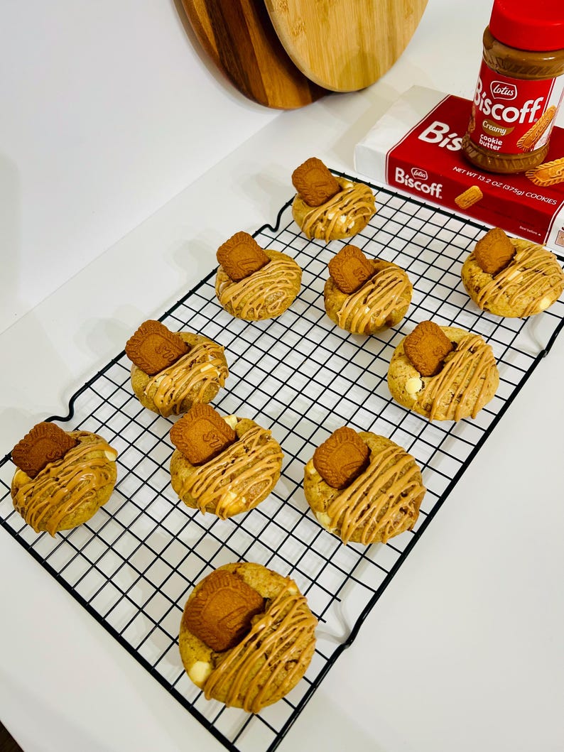 Homemade Biscoff Stuffed Cookies – Natural Cookie Gift Box (6 Pcs) - Etsy
