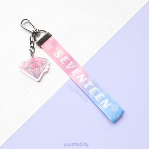 SEVENTEEN Light Stick Strap | K-pop Keychain | CARAT | Svt Diamond ...