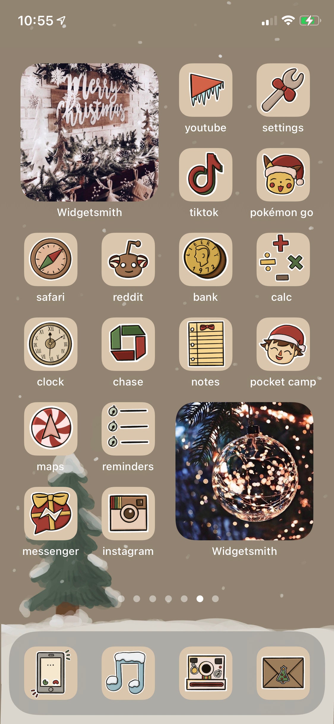 Christmas Ios 14 Icon Pack - Etsy