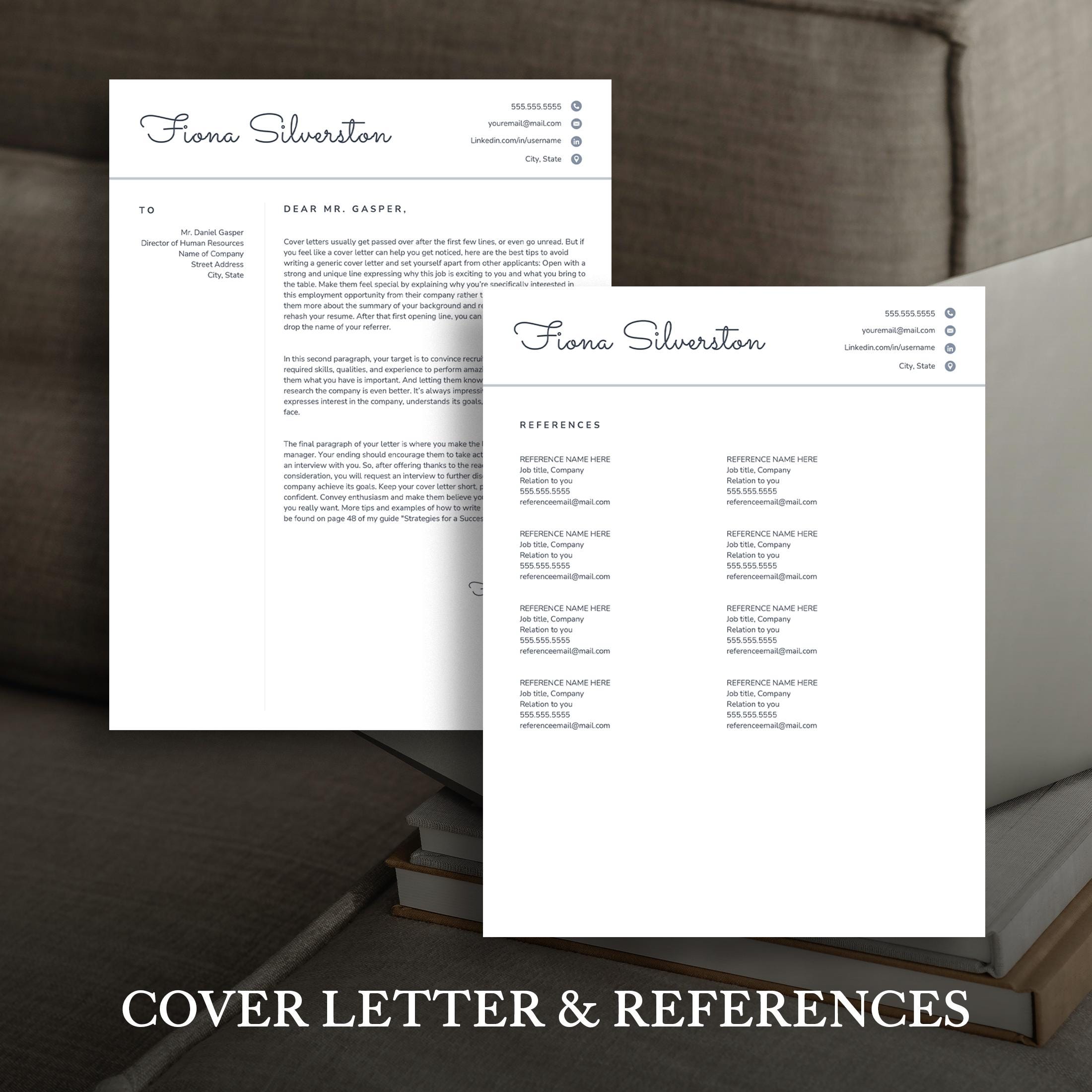 Student Resume Template: Modern CV for Google Docs & MS Word - Etsy