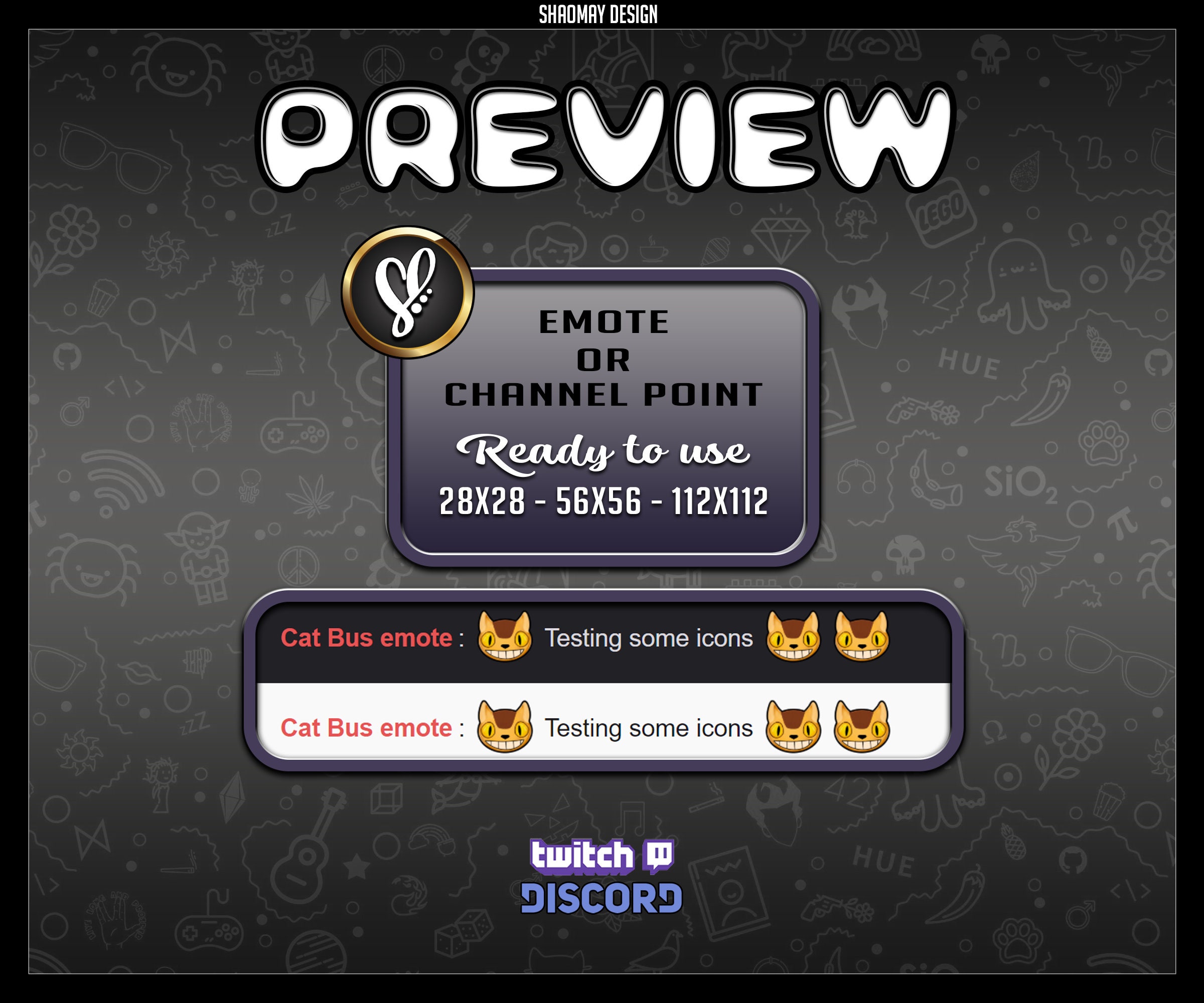 Art & Collectibles Drawing & Illustration Chat Bus Emote or Twitch ...