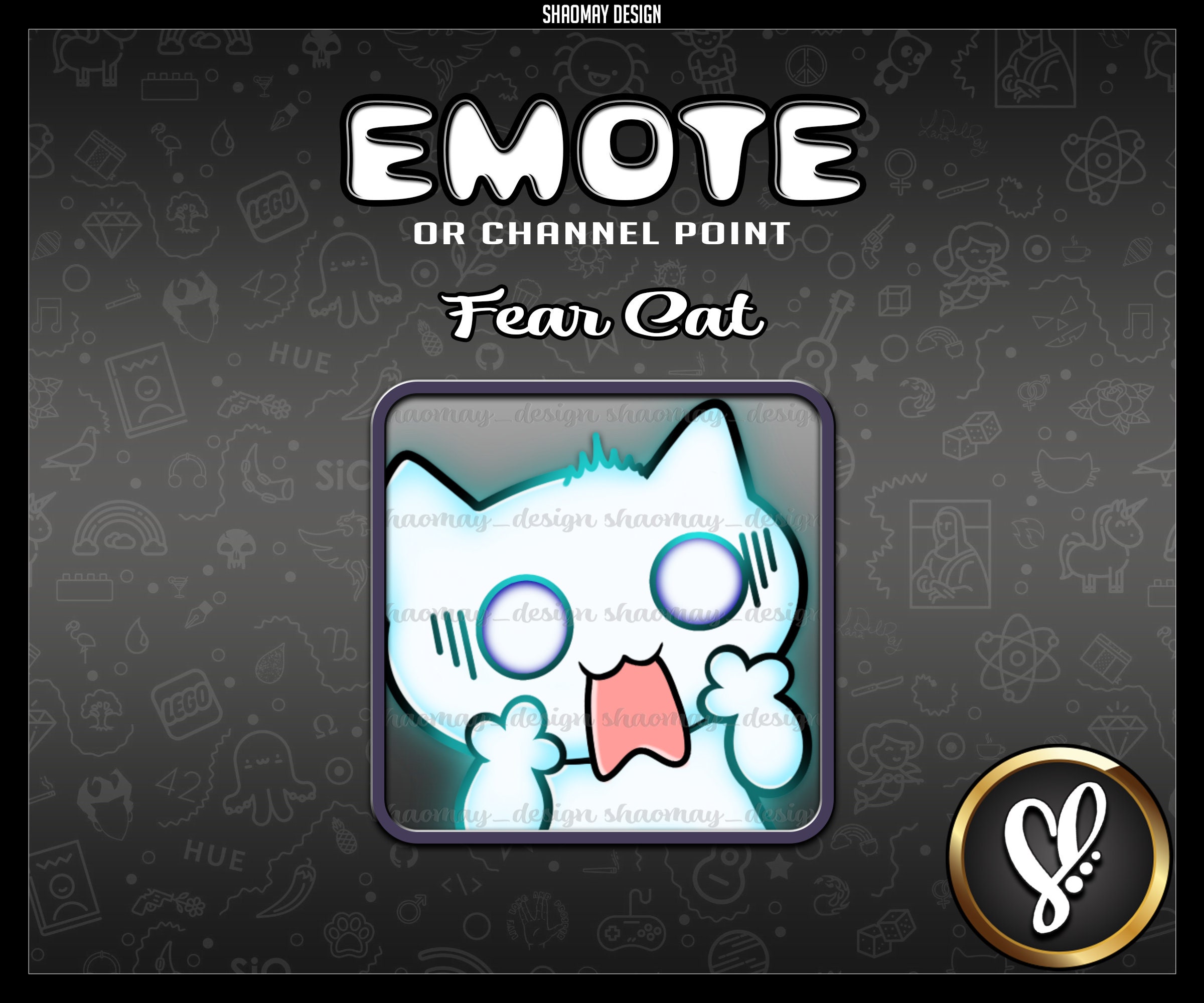 Ghost Chat Scare Emote or Twitch Channel Point Discord | Etsy Australia