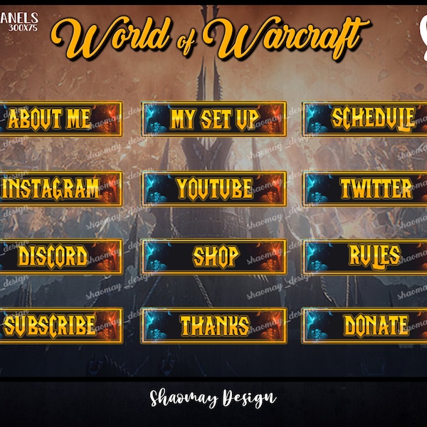 World of Warcraft Svg - Etsy