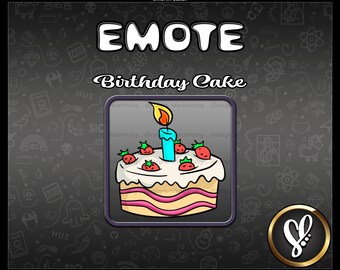 Twitch Cake Emotes | Etsy