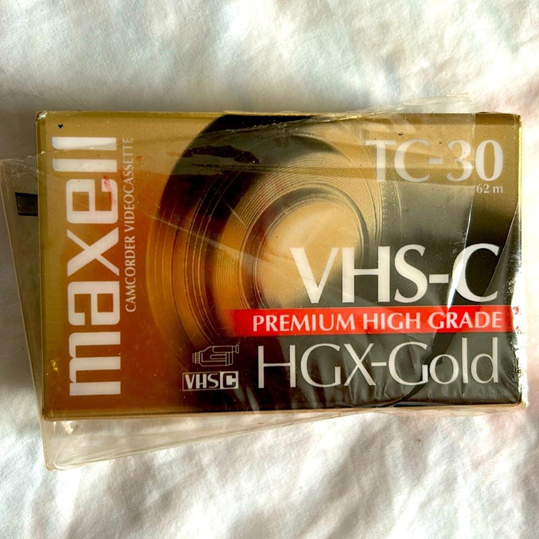 Maxwell VHS C Camcorder Tape New in Package. Premium High Grade Hgx ...