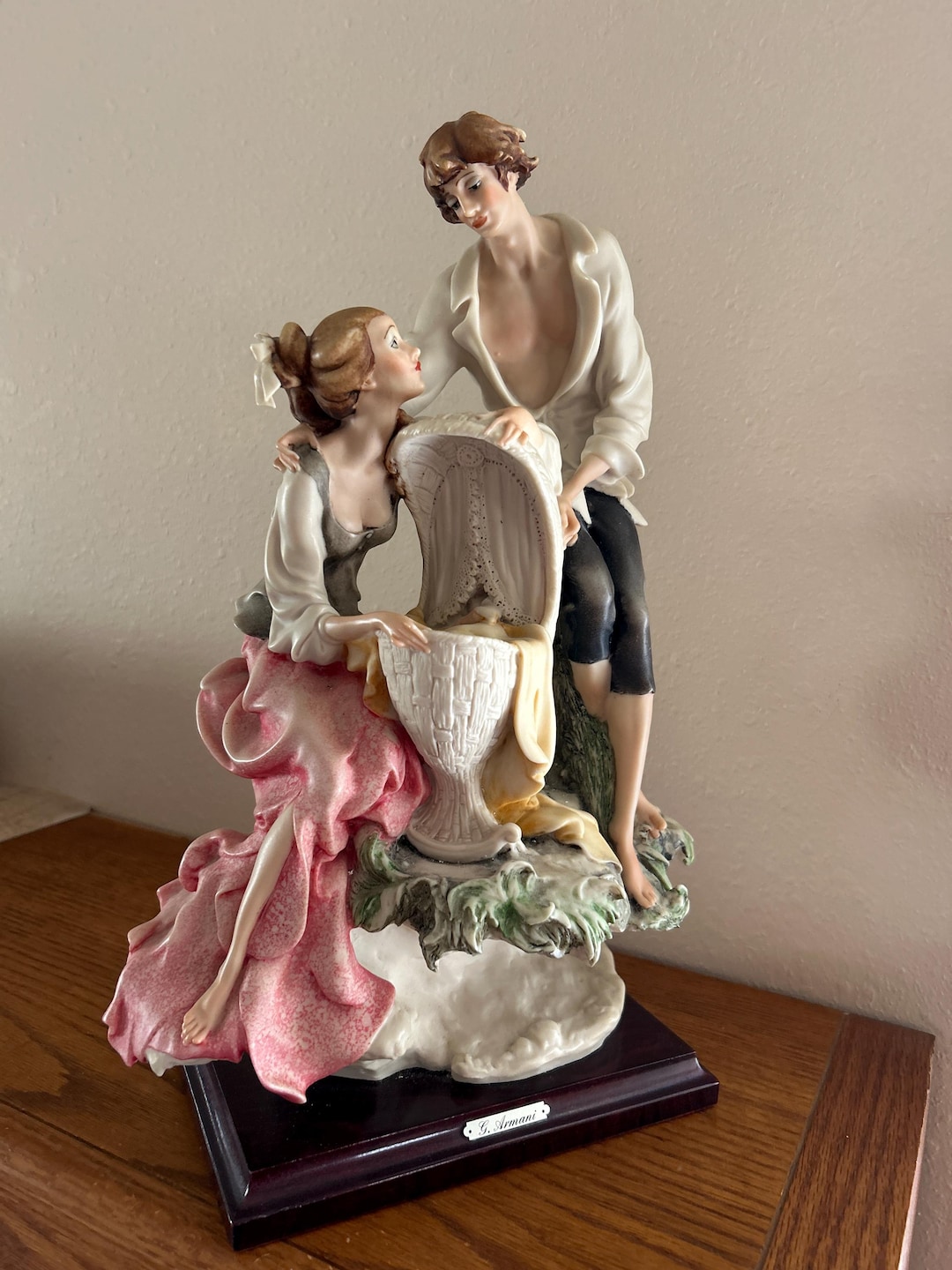 Giuseppe Armani Collectible Porcelain Figurine “family With Baby” Made ...