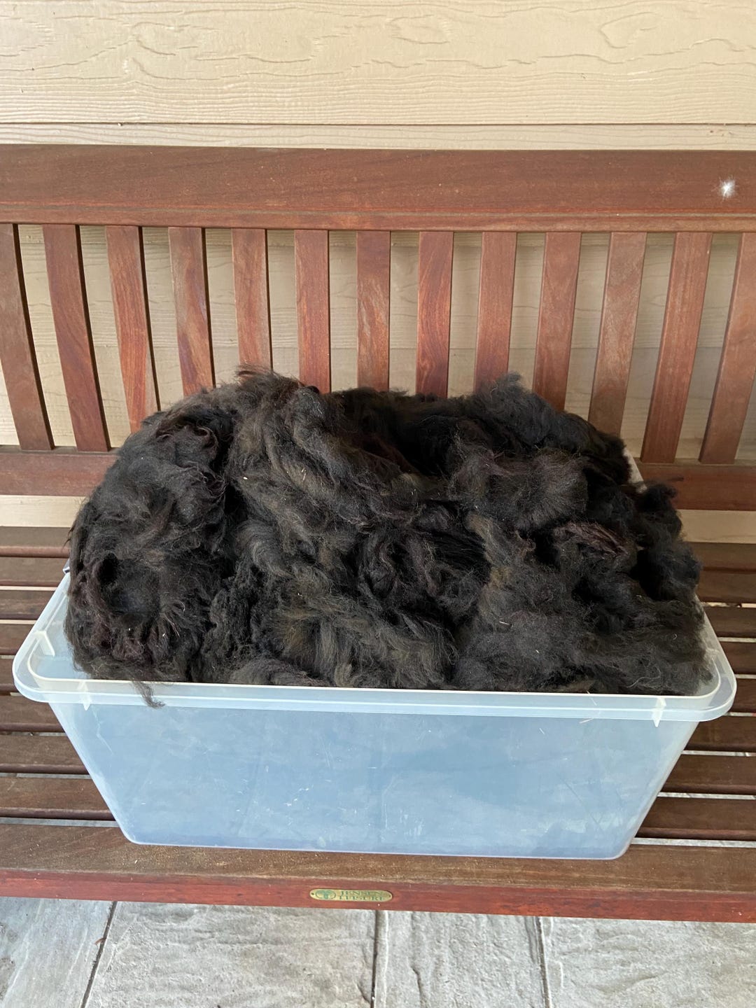 5.5 Oz Black, Raw Alpaca Wool - Etsy