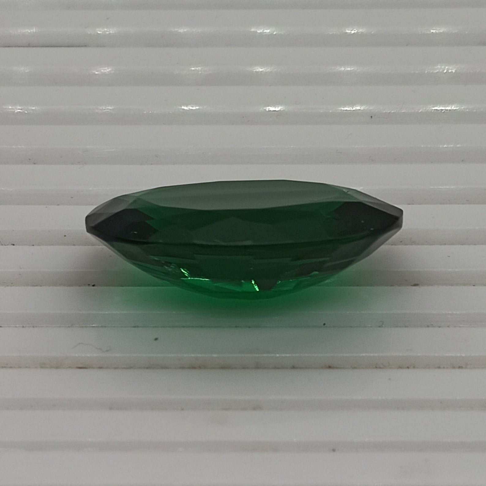 Emerald Cut,green Quartz Loose Gemstone,oval Cut Green Color Stone ...